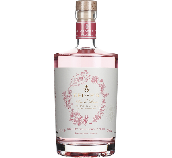 Fles Ceder's Pink Rose Non-Alcoholic Spirit 50CL | Drankengroothandel ...