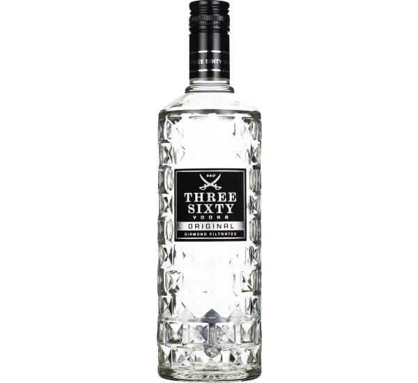 Fles Three Sixty Vodka 70CL | Drankengroothandel Henk Smit ...